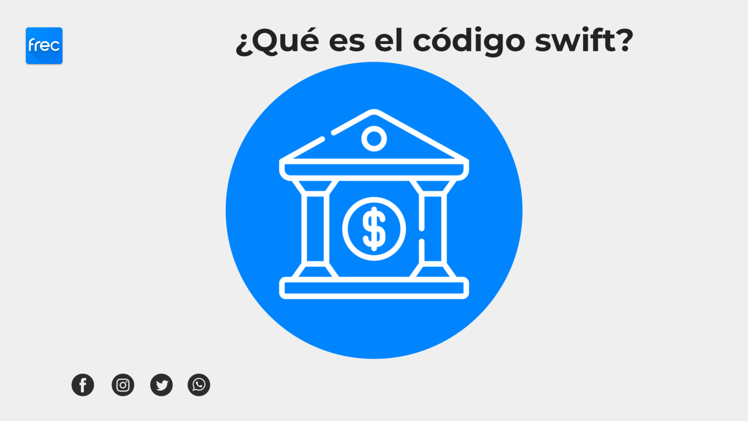 ¿Qué es el código swift? - facturas rápidas ec frec